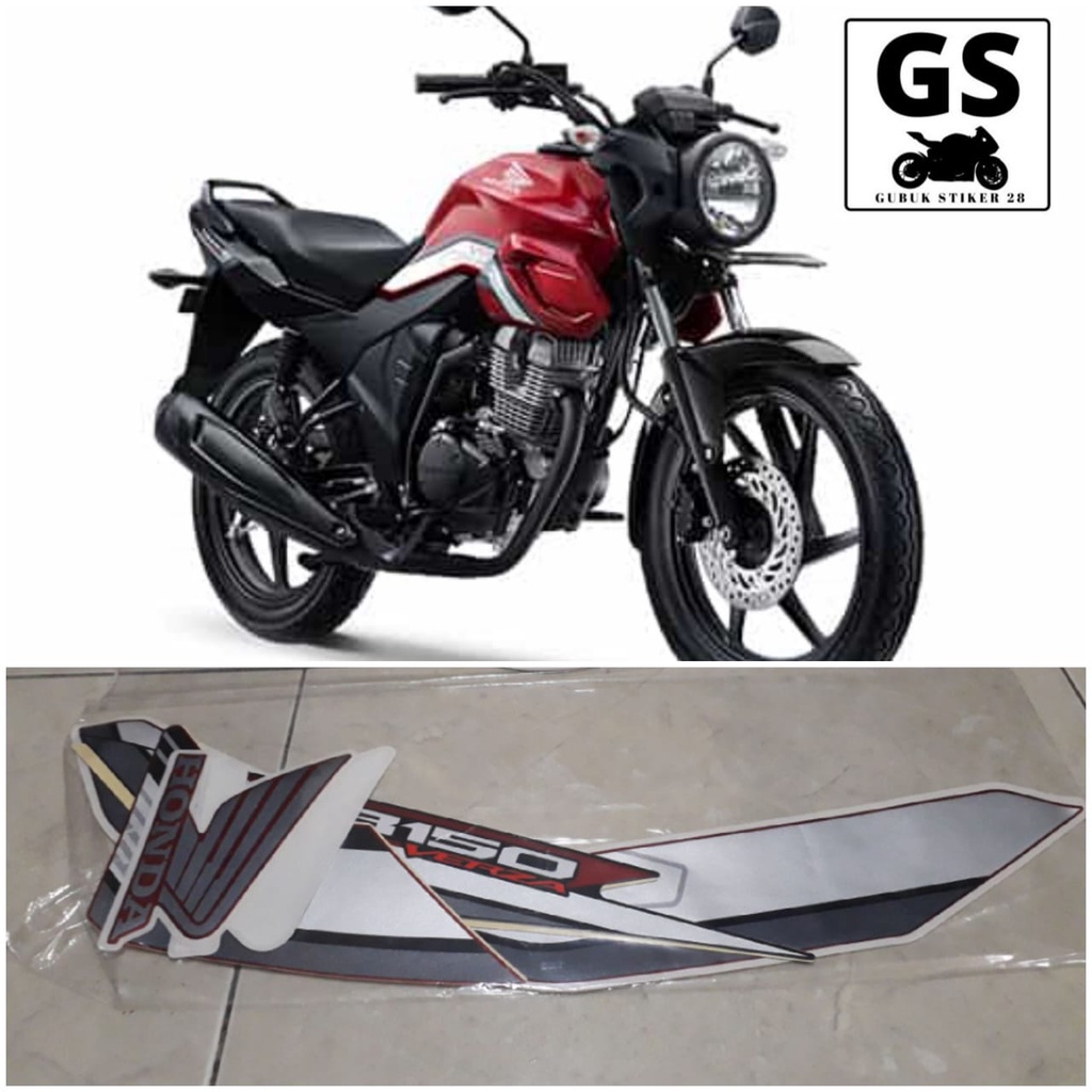 Jual STRIPING STIKER LIS BODY MOTOR HONDA CB VERZA TAHUN 2019 MERAH ...
