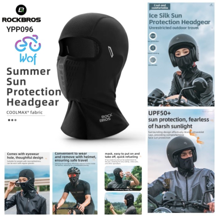 Jual ROCKBROS YPP096 Balaclava Masker Wajah Sepeda Motor Bicycle Face ...