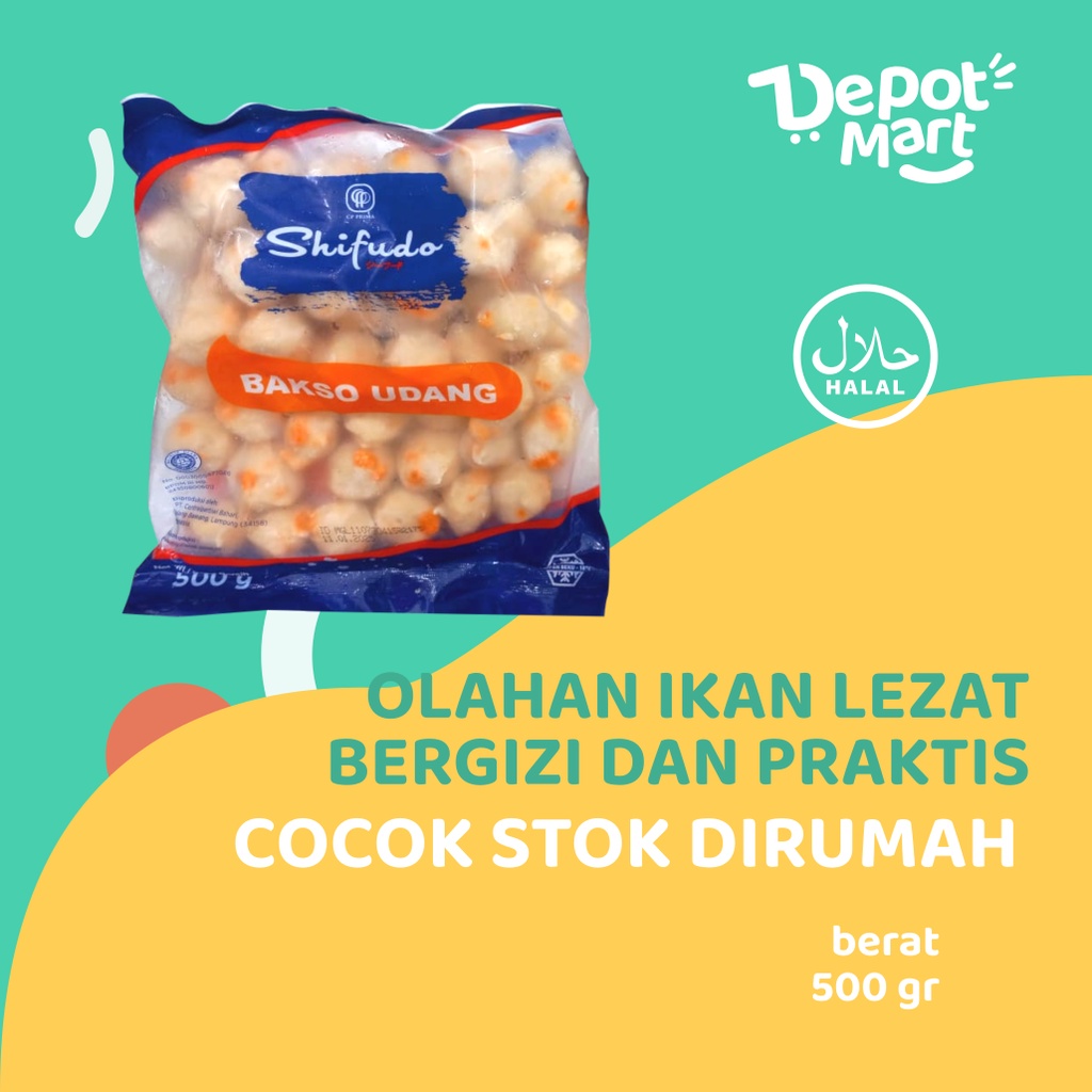 Jual Shifudo Bakso Ikan dengan Udang 500gr - Bahan Sate Seafood ...