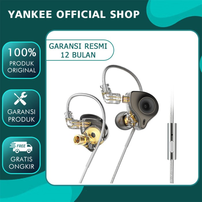 Jual SGOR ADONIS Hybrid Dual Driver In Ear Earphone with Microphone ...