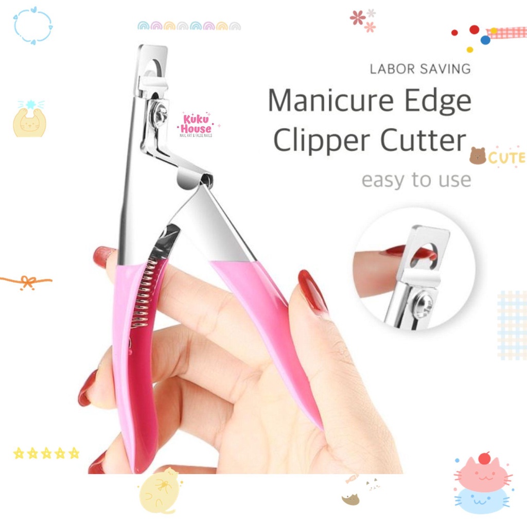 Jual Cuticle nipper edge cutter gunting kuku palsu / gunting nail ...