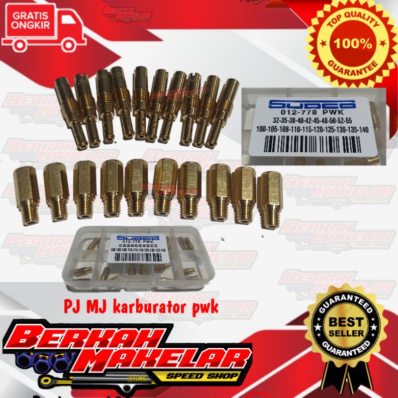 Jual Spuyer PJ MJ 20pcs pilot jet main jet PWK sudco set | Shopee Indonesia