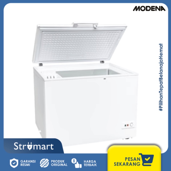 Jual CHEST FREEZER 300 LITER DOMO BY MODENA DF-0330 DF 0330 FREEZER BOX ...