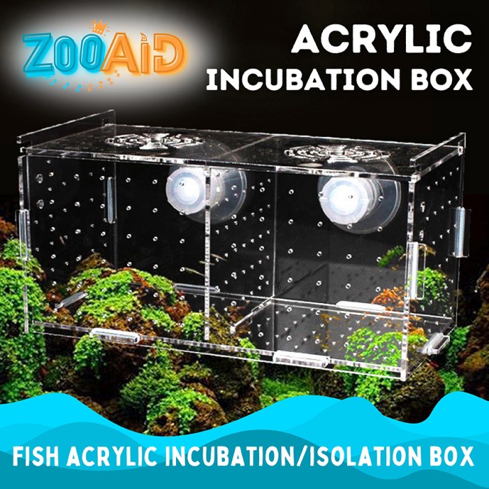 Jual AKRILIK KARANTINA IKAN / ACRYLIC INCUBATION BOX / INCUBATION BOX | Shopee Indonesia