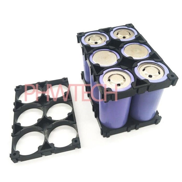 Jual Bracket Baterai holder lithium battery 2x3P Lifepo4 32650 32700 ...