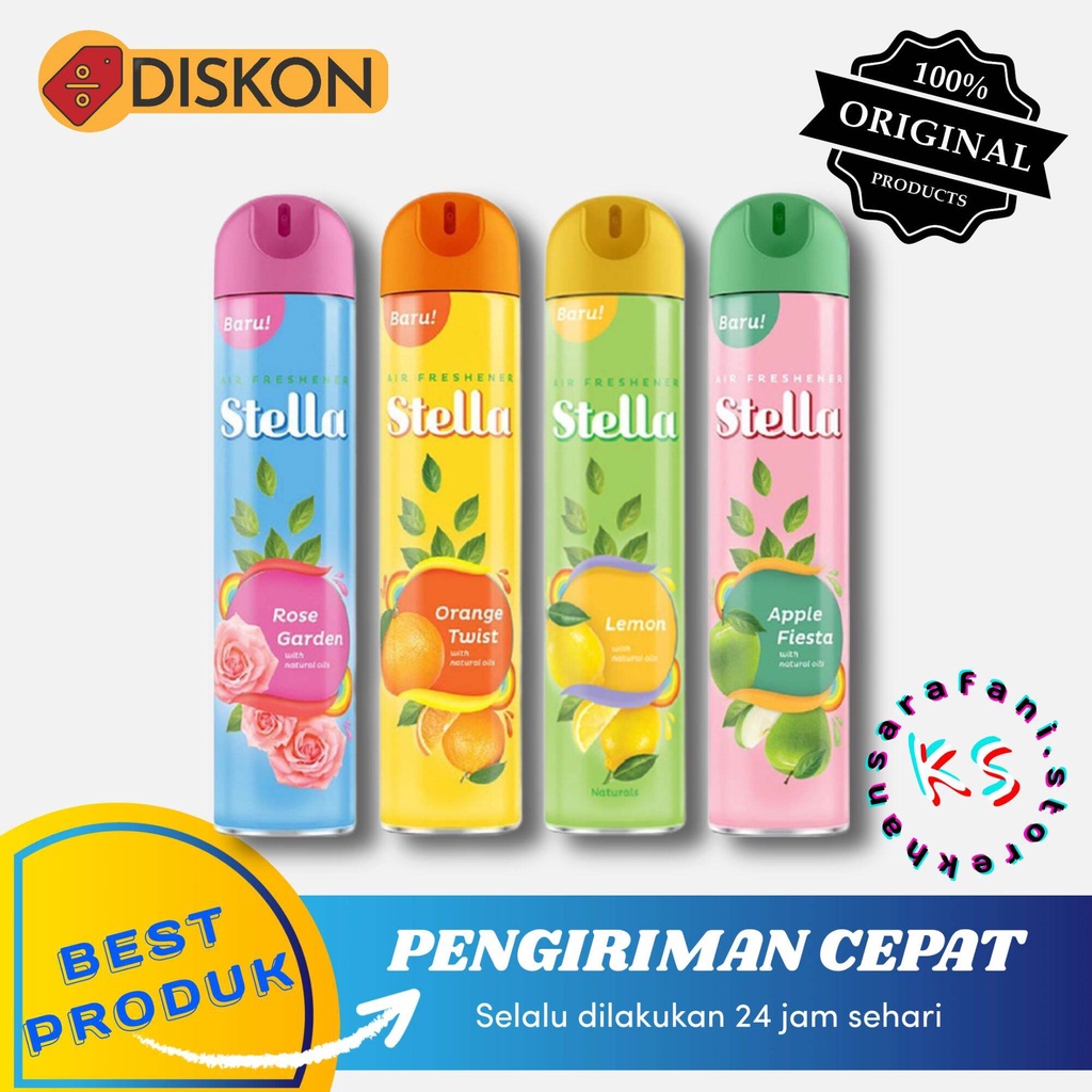 Jual Stella Apple / Orange / Lemon / Rose / Sakura 200ml - Semprotan ...