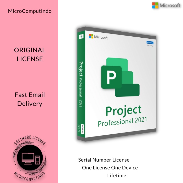 Jual Microsoft Project 2021 Professional Activation License | Shopee ...
