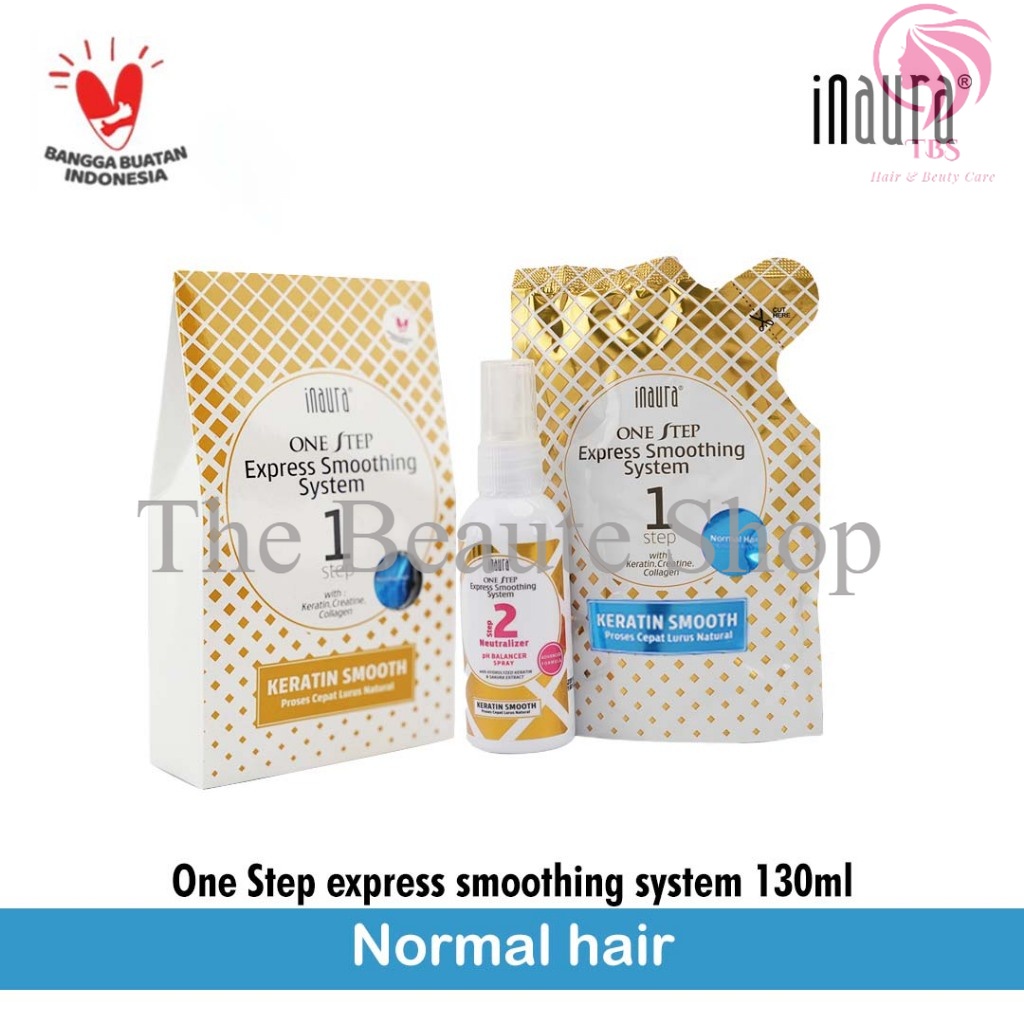 Jual Inaura One Step Express Smoothing System Normal Hair | Shopee ...