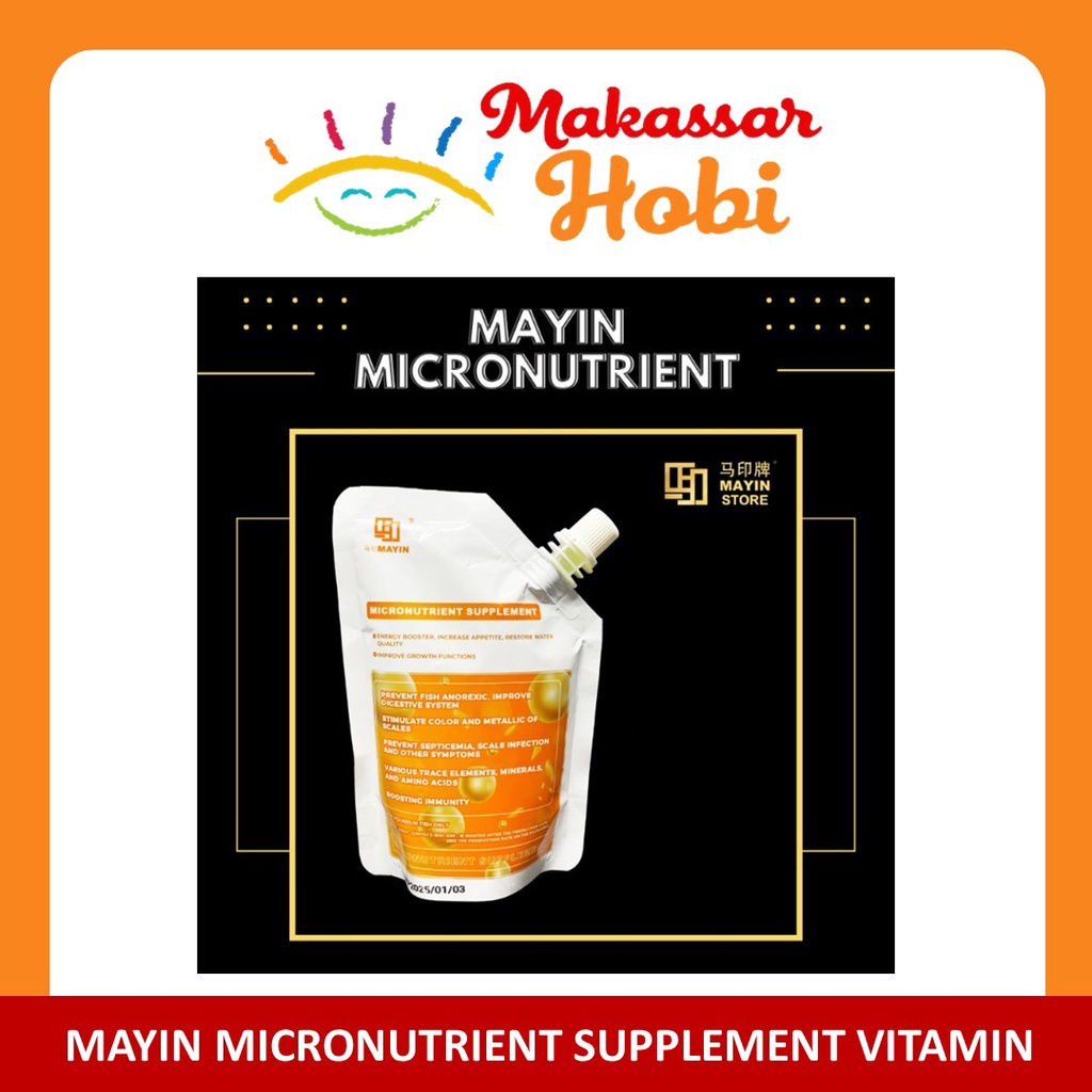 Jual MAYIN Micronutrient Supplement Vitamin Ikan Hias Arwana Imunitas ...