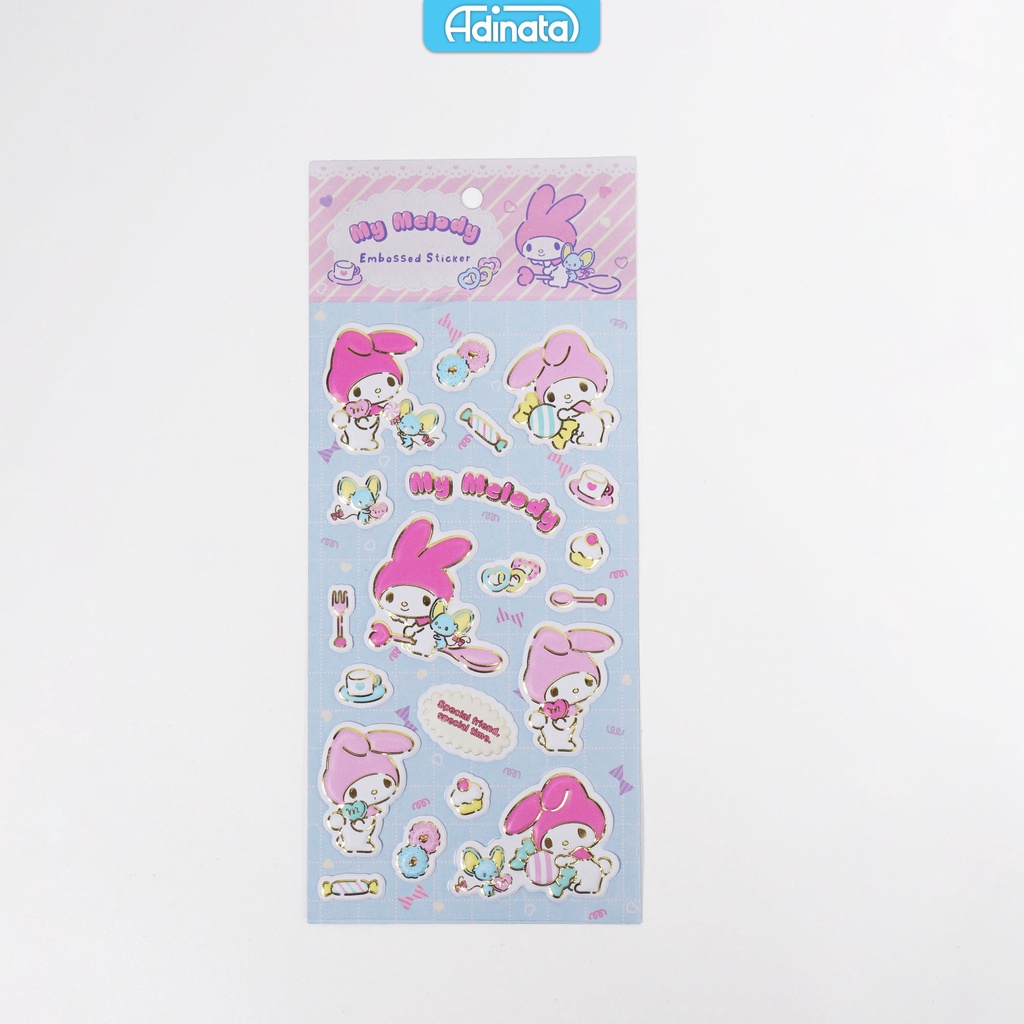 Jual My Melody Embossed Stickers 2313-6169 - Adinata / Sticker | Shopee ...