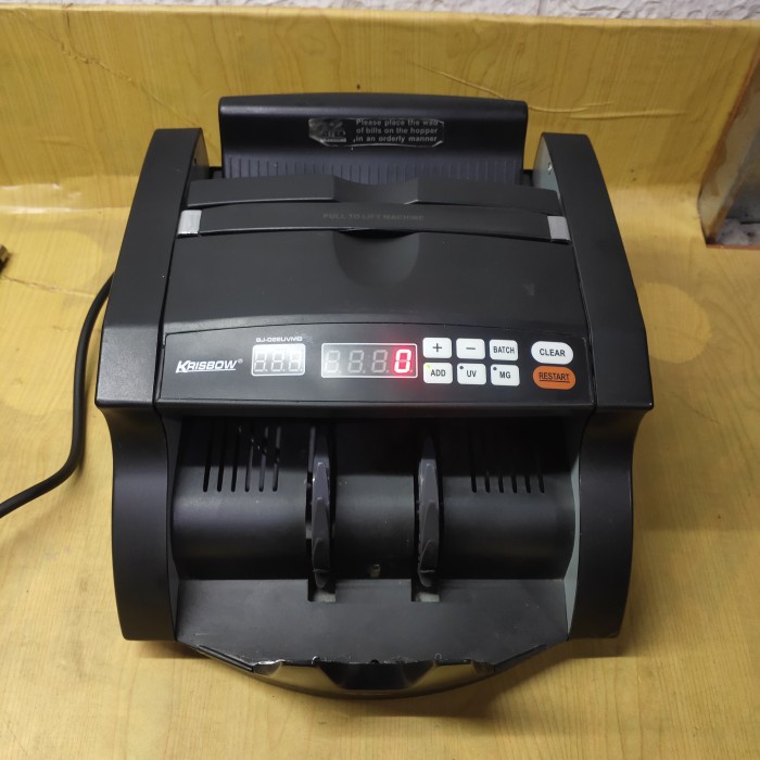 Jual Mesin Penghitung Uang Krisbow Bj-02euv Money Counter | Shopee ...