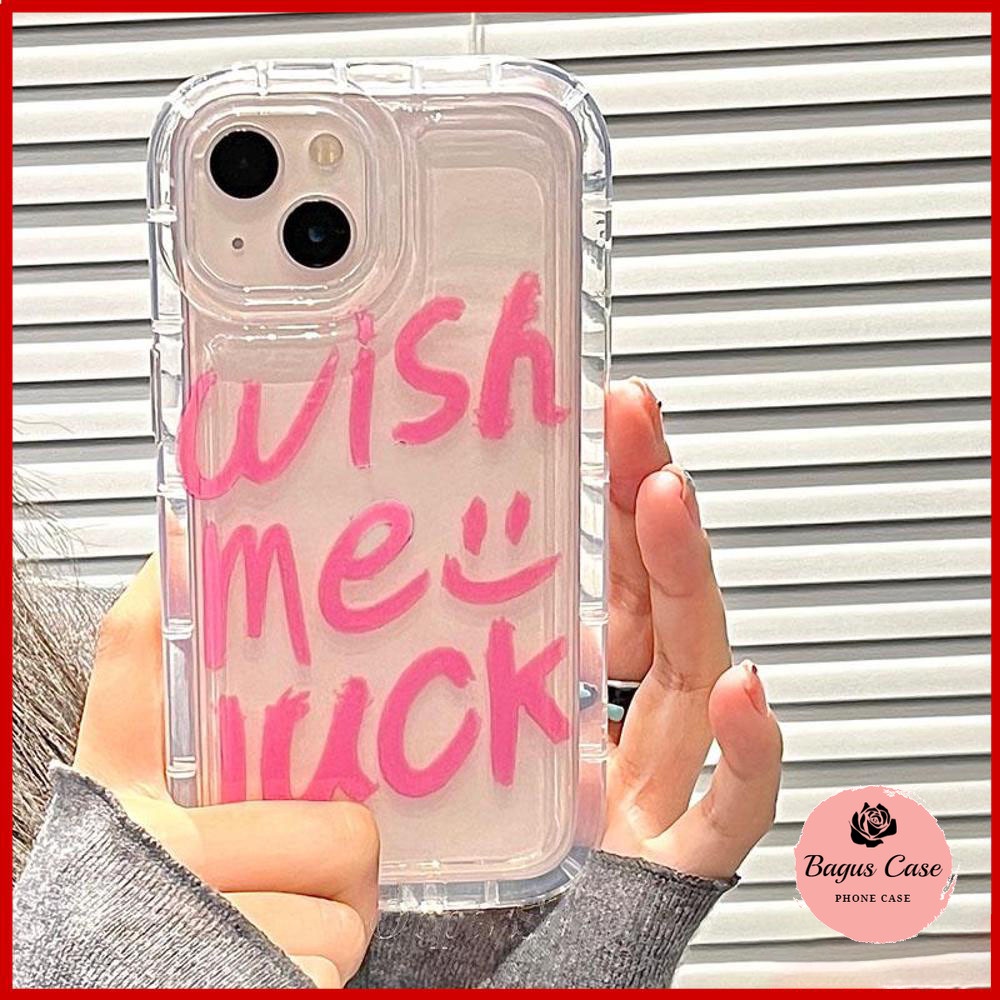 Jual Casing ponsel sederhana huruf bahagia cocok untuk iPhone 15 pro ...