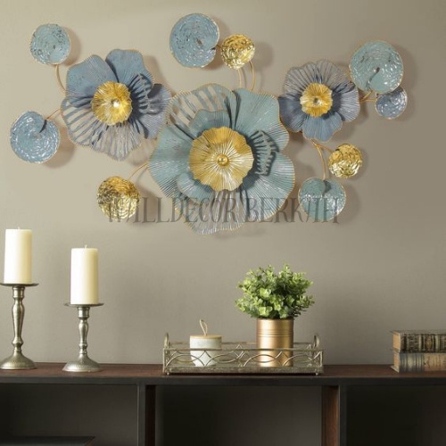 Jual wall decor berkah Hiasan Dinding Frame Metal Model Kipas Robek ...