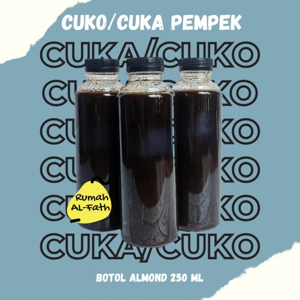 Jual Cuko Cuka Kuah Pempek Palembang 250 ml by Bakso Son Haji Sony ...