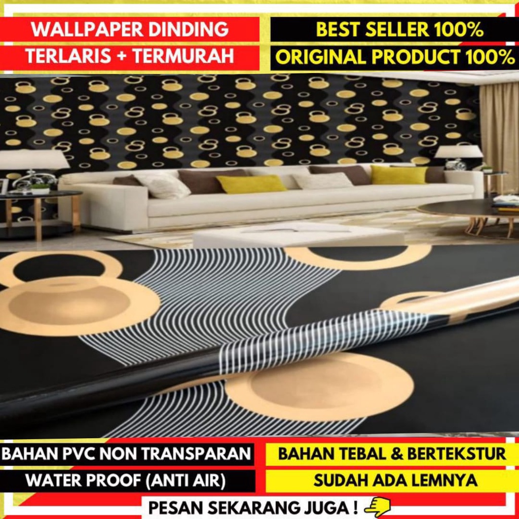 Jual Walpaper dinding kamar aesthetic Wallpaper dinding MOTIF CAKRA ...