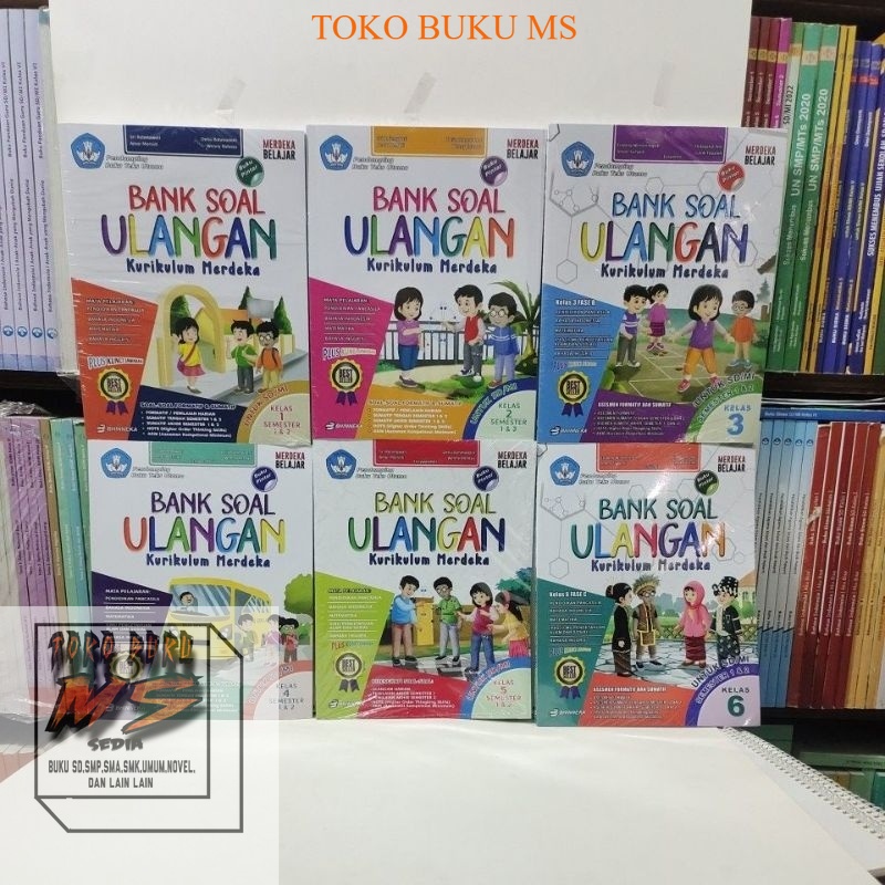 Jual BUKU BANK SOAL ULANGAN KURMER SD/MI 1-2-3-4-5-6 | Shopee Indonesia