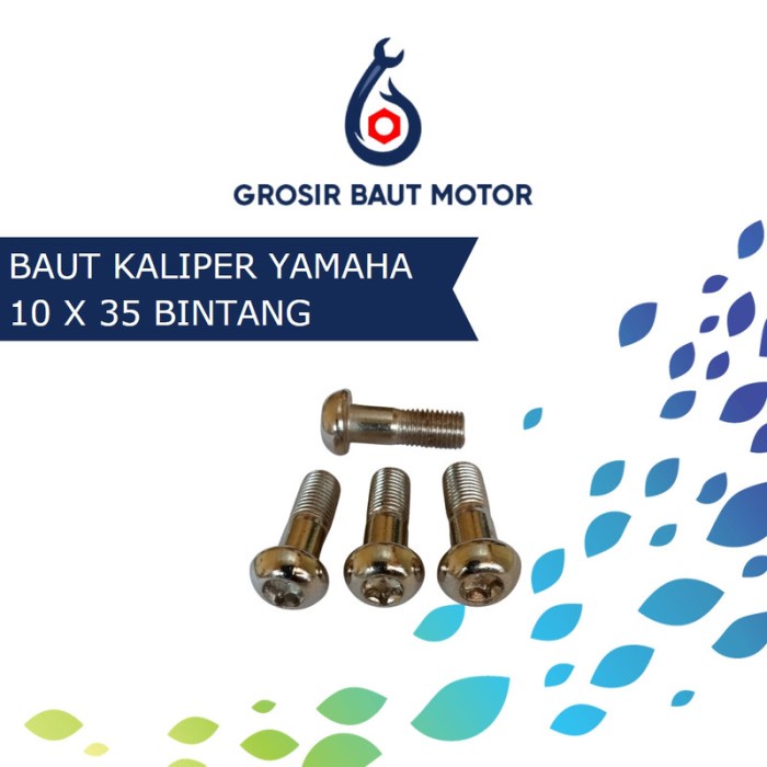 Jual Baut Cakram Bintang Yamaha 10 x 35 T50 Drat 1.25 Tahanan Kaliper | Shopee Indonesia
