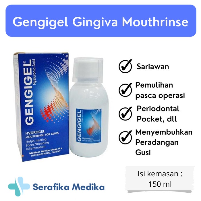 Jual Gengigel Hydrogel Mouthrinse 150ml - mouthwash | Shopee Indonesia
