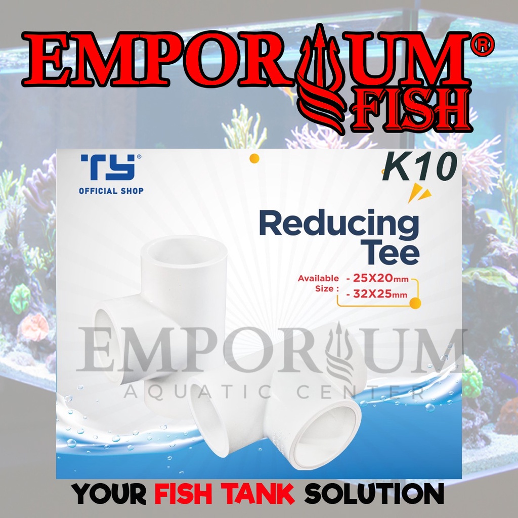 Jual TY Reducing Tee K10 White 32 X 25 Mm / Vlok Sok Pipa / T Reducer ...