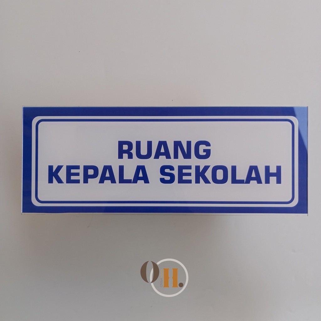 Jual Stiker Ruang Kepala Sekolah - Stiker Nama Ruang - Stiker Ruangan ...