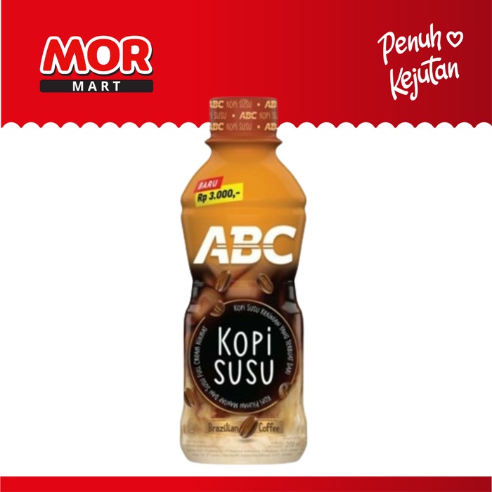 Jual ABC Kopi Susu Botol 200ml | Shopee Indonesia