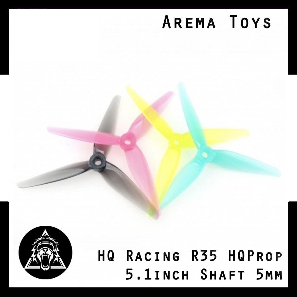 Jual HQ Racing Prop R35 HQProp 5.1inch Shaft 5mm 5.1x3.5x3 Propeller ...
