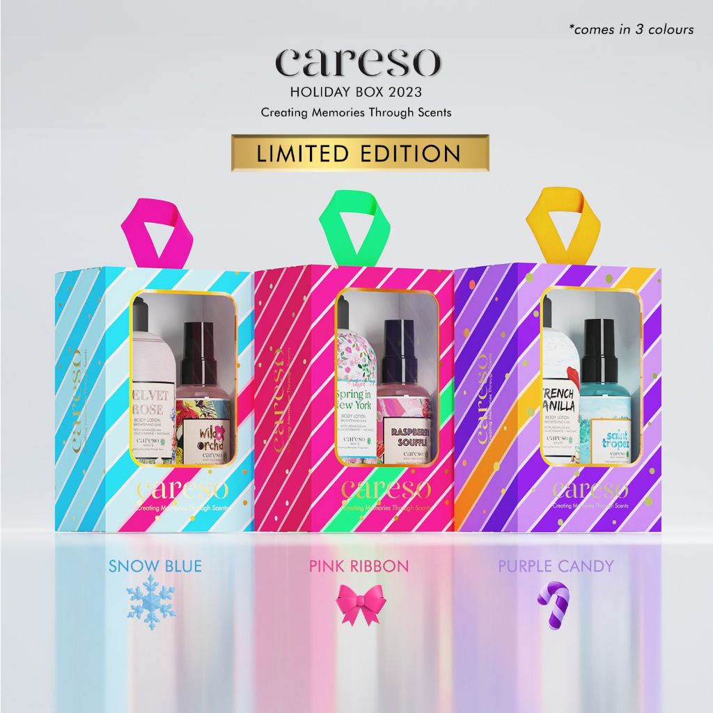 Jual CARESO Diamond Gift Box - Lotion + Fragrance (Mix & Match Your ...