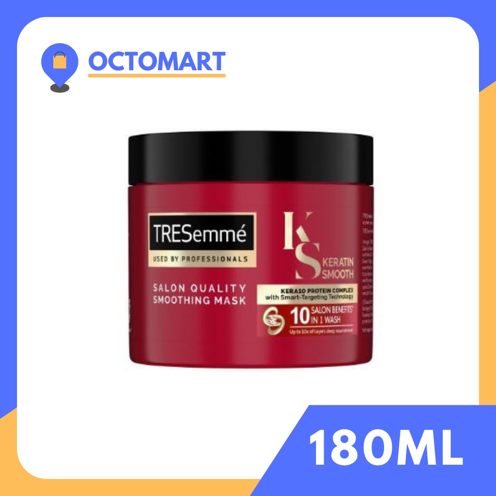 Jual TRESEMME Hair Mask 180ML Keratin Smooth Deep Smoothing Hairmask ...