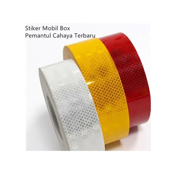 Jual Stiker Reflektor Putih, Merah, Putih, Kuning (ROLL) | Shopee Indonesia