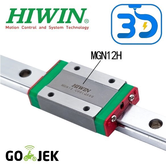 Jual Original Linear Block Hiwin MGN12H (Slider Block Only) | Shopee ...