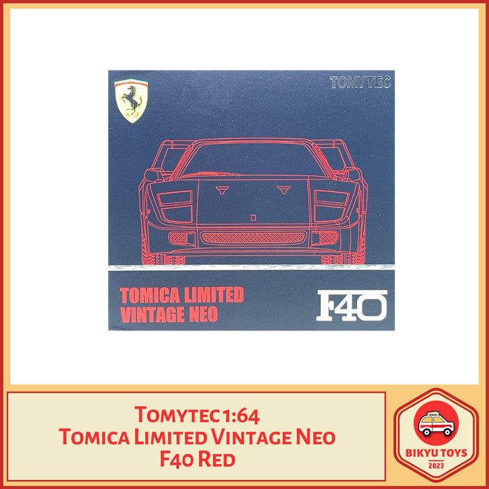 Jual Tomytec 1:64 Tomica Limited Vintage Neo Ferrari F40 Red TLV Merah ...