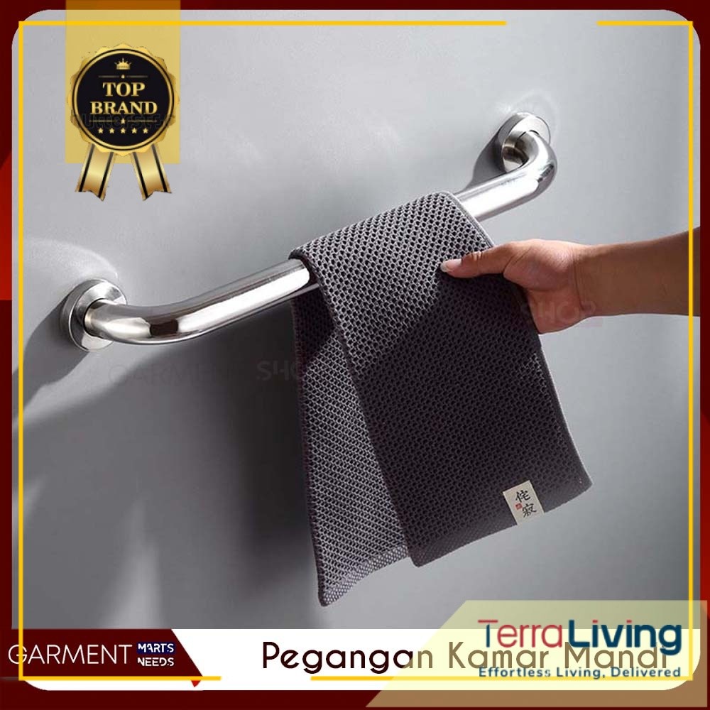 Jual Handle Kamar Mandi Pegangan Pintu Kaca Tangga Bathtub Stainless ...