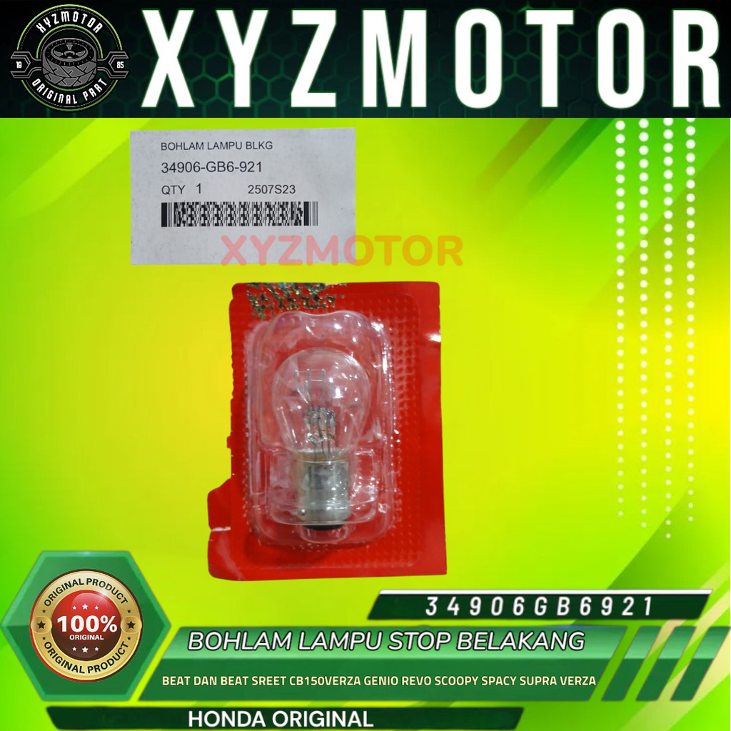 Jual BOHLAM LAMPU STOP BELAKANG BEAT STREET SCOOPY SUPRA GENIO REVO ...