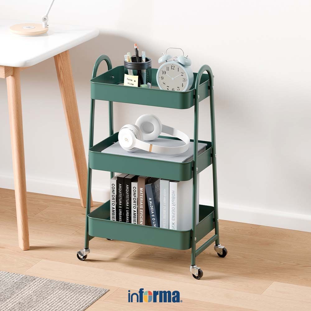 Jual Informa Walter I I Rak Troli Dapur 3 Tingkat - Hijau Tempat ...