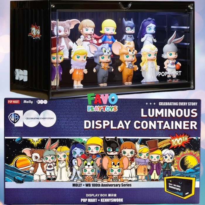 Jual POP MART LED Luminous Display Box Container - Molly x Warner Bros ...