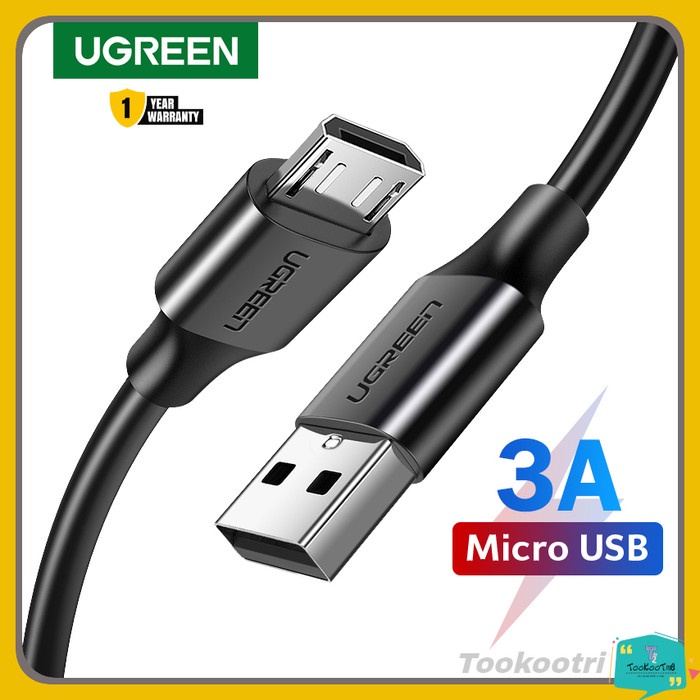 Jual UGREEN Kabel Charger / Data Micro USB 5V 3A Fast Charging | Shopee ...