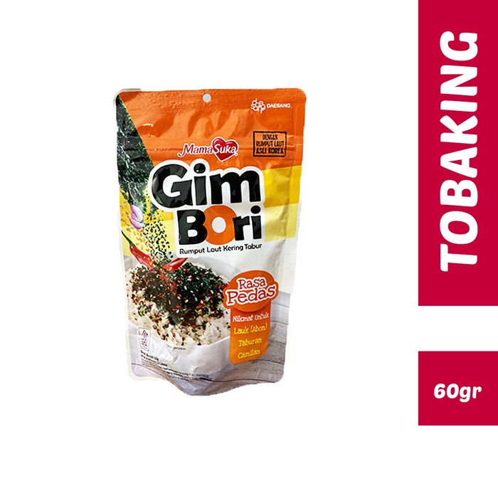 Jual Nori Tabur Gim Bori Rumput Laut Tabur Gimbori 60g | Shopee Indonesia