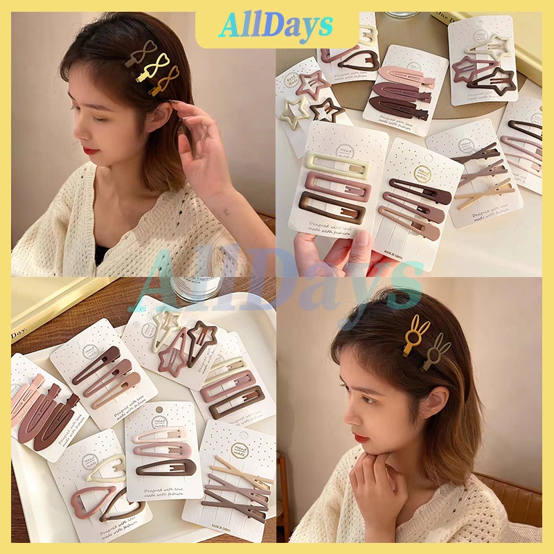 Jual Jepitan Rambut Korean Style Set Jepit Rambut Gaya Korea Hairpin ...