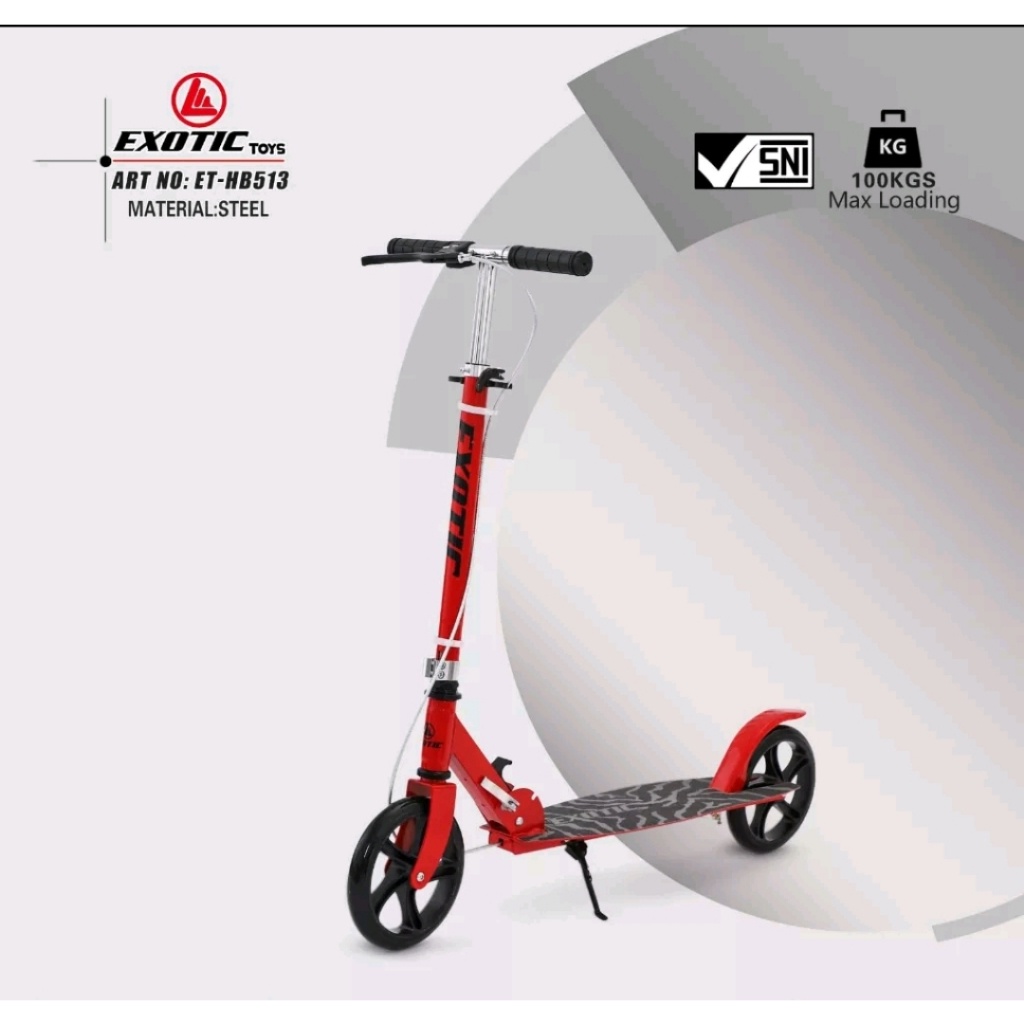 Jual Skuter Roda Dua Bisa Lipat Scooter EXOTIC ET HB 512 dan 513 dan ...