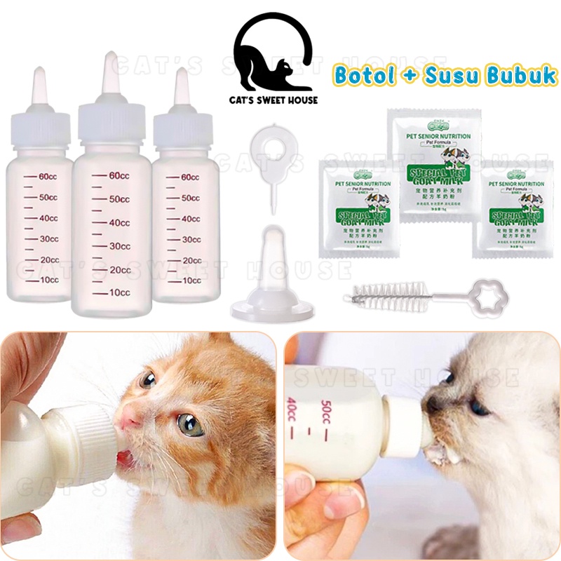 Jual Botol Susu Kucing Anjing New Born Botol Dot Kucing Kitten | Shopee ...