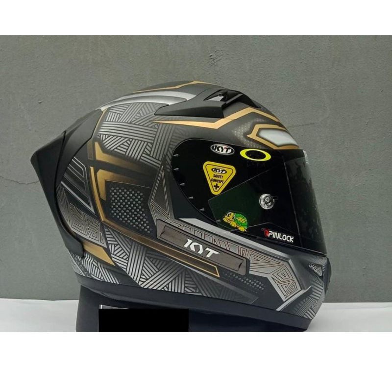 Jual HELM KYT K2 RIDER BLAK PANTHER BLAK DOF/GOLD PAKET GANTENG ONGKIR ...