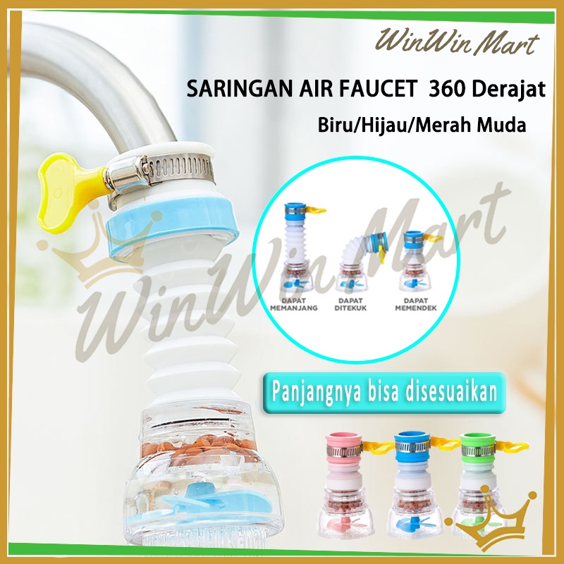 Jual SARINGAN AIR FAUCET 360 Derajat/ SAMBUNGAN KERAN AIR - SARINGAN ...