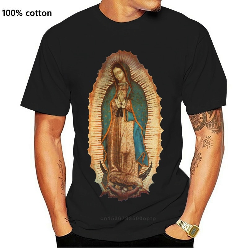Jual Kaus Pria Bergaya Kaus Pria The Madonna Our Lady Of Guadalupe ...