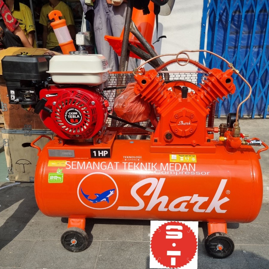 Jual COMPRESSOR KOMPRESSOR KOMPRESOR UDARA ANGIN 1HP SHARK + TESLA CX ...