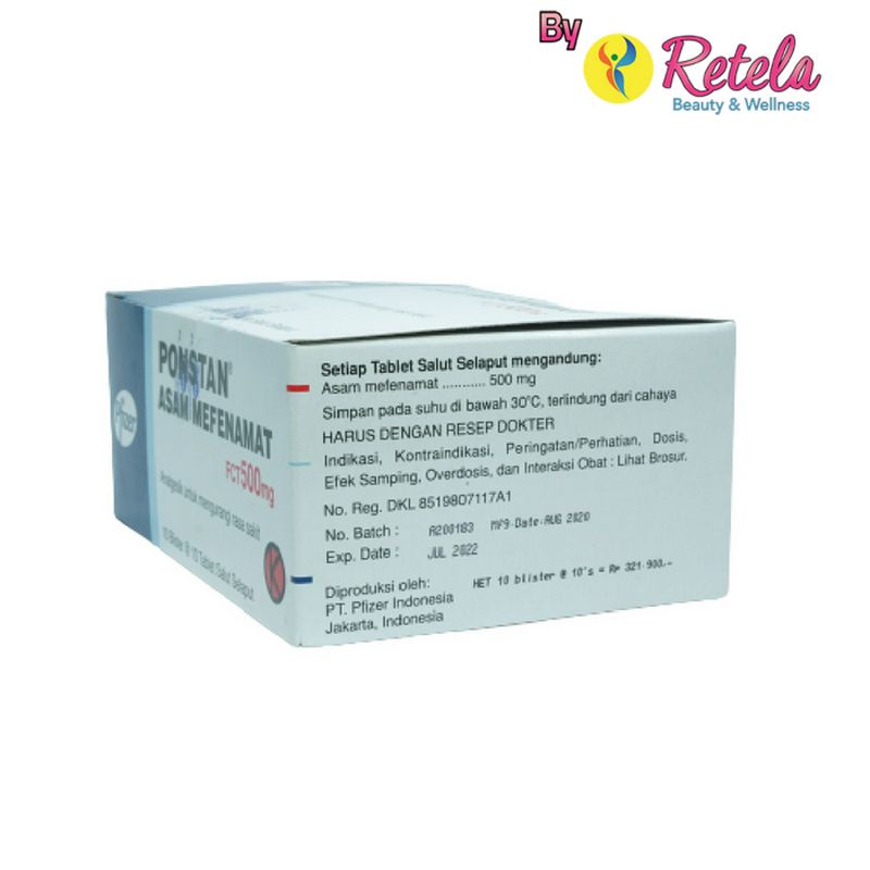 Jual PONSTAN 500MG 1 STRIP 10 TABLET | Shopee Indonesia