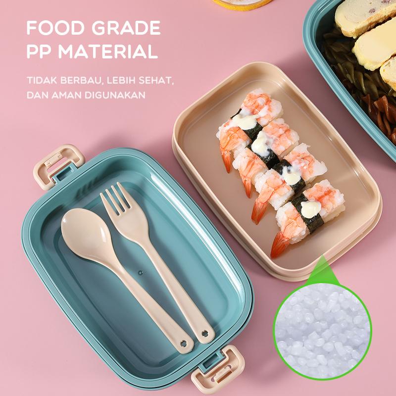 Jual Kotak Makan 2 Tingkat Lunch Box Susun Microwave Food Material ...