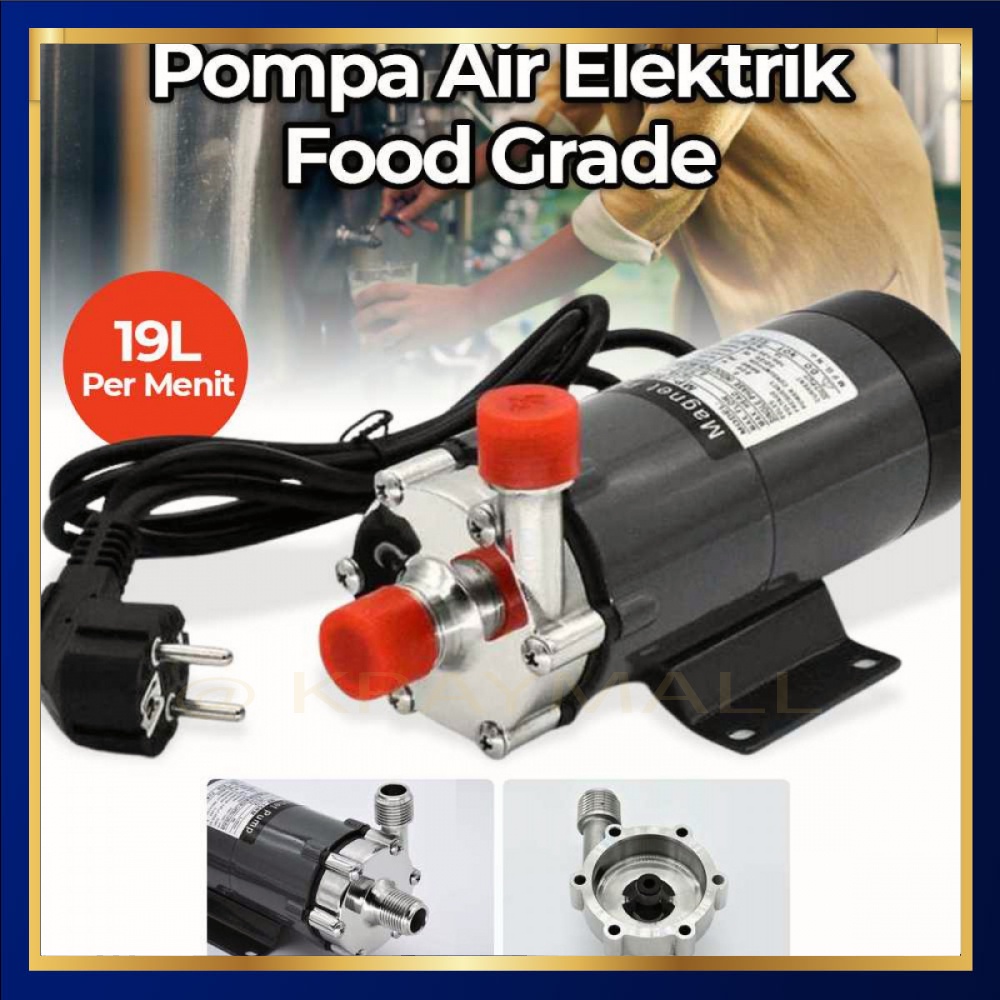 Jual Pompa Air Elektrik Magnet Pump Food Grade HomeBrew Wine - MP-15RM ...