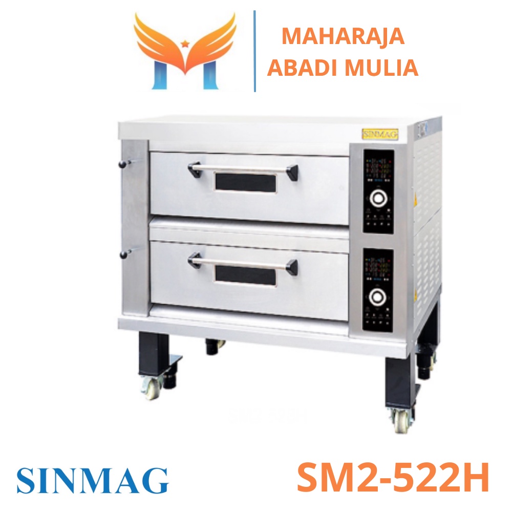Jual Oven Listrik Deck 2 Deck 4 Tray Sinmag SM2-522H Electric Deck Oven 2 Deck 4 Tray | Shopee ...
