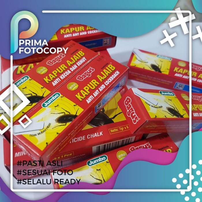 Jual Kapur Ajaib Anti Semut Dan Kecoak Rayap 1 Pack Jumbo isi 6 Pcs ...