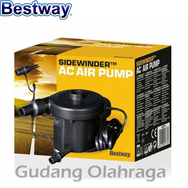 Jual DISKON BESTWAY 62056 Pompa Angin Listrik Elektrik Original Electric Pump - 62056 (Kuning ...